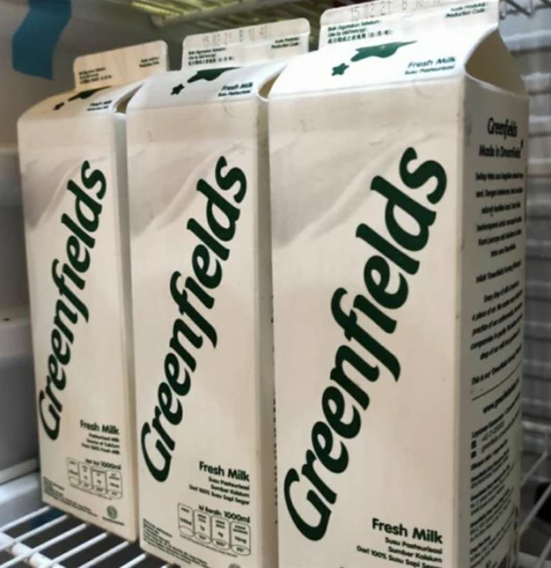 Jual Susu Segar Greenfields Greenfield Fresh Milk 1L | Full Cream (No ...