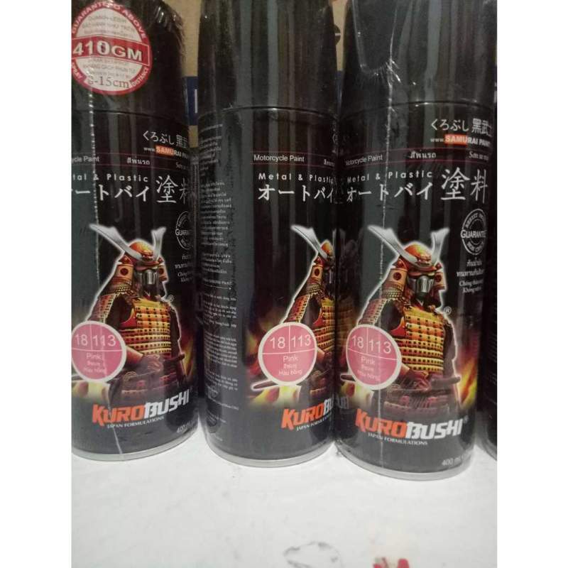 Jual pilok pilox pylox samurai kurobushi pink 113 merah muda 400ml di ...