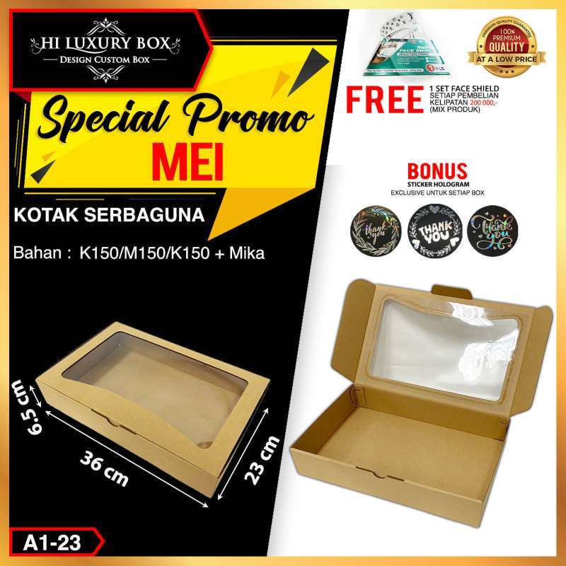 Jual Box Packaging|Kotak Kardus Packing Kraft|Kotak Kue|kotak murah|A1 ...