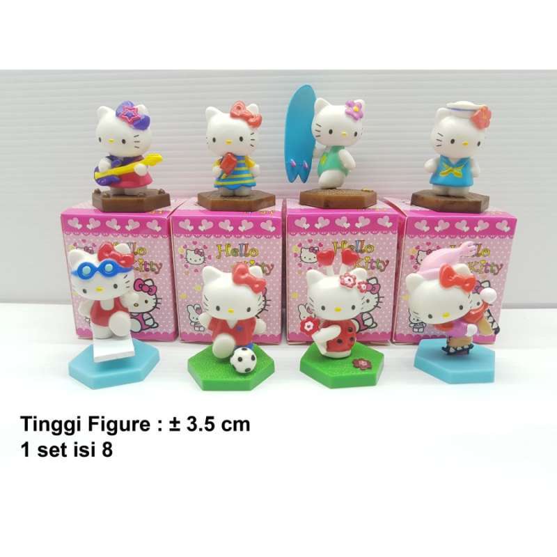 Jual Hello Kitty Figure Set 8pcs-set Series A Box Kecil di Seller ...