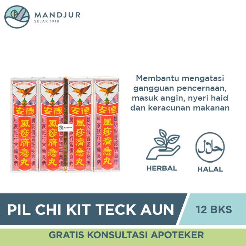 Jual Pil Chi Kit Teck Aun Suplemen Herbal [12 Bungkus Kecil] di Seller ...