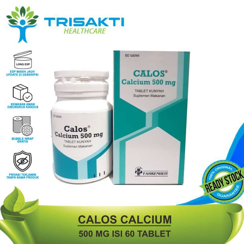 Jual Vitamin Tree Calos Suplemen Kesehatan [60 tablet] di Seller ...