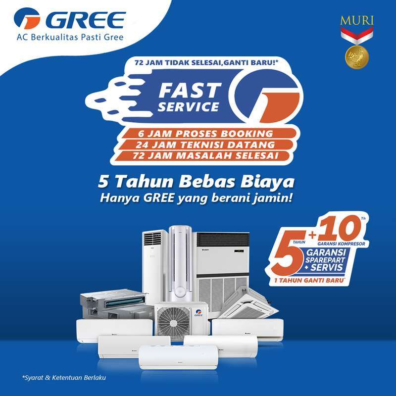 Jual Gree Indonesia Gwc-09gtech Ac [1 Pk] Di Seller Gree Official Store ...