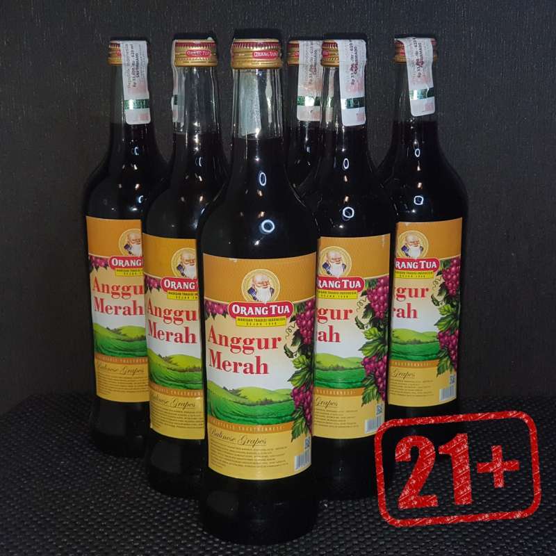 Jual Paket 6 Botol Anggur Merah G6old Cap OT 620ml di Seller Fragiles ...