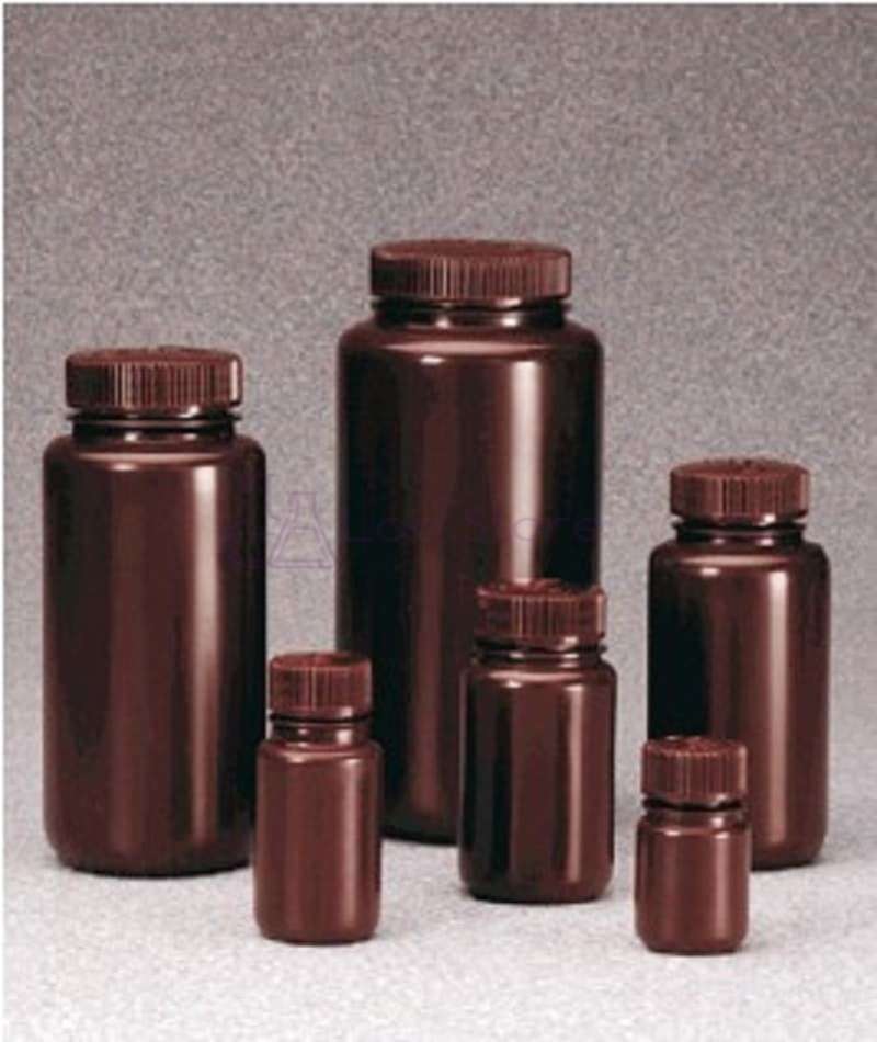 Jual Sample Bottle HDPE 1000 ml Amber Wide Mouth Botol Sampel|Nalgene ...