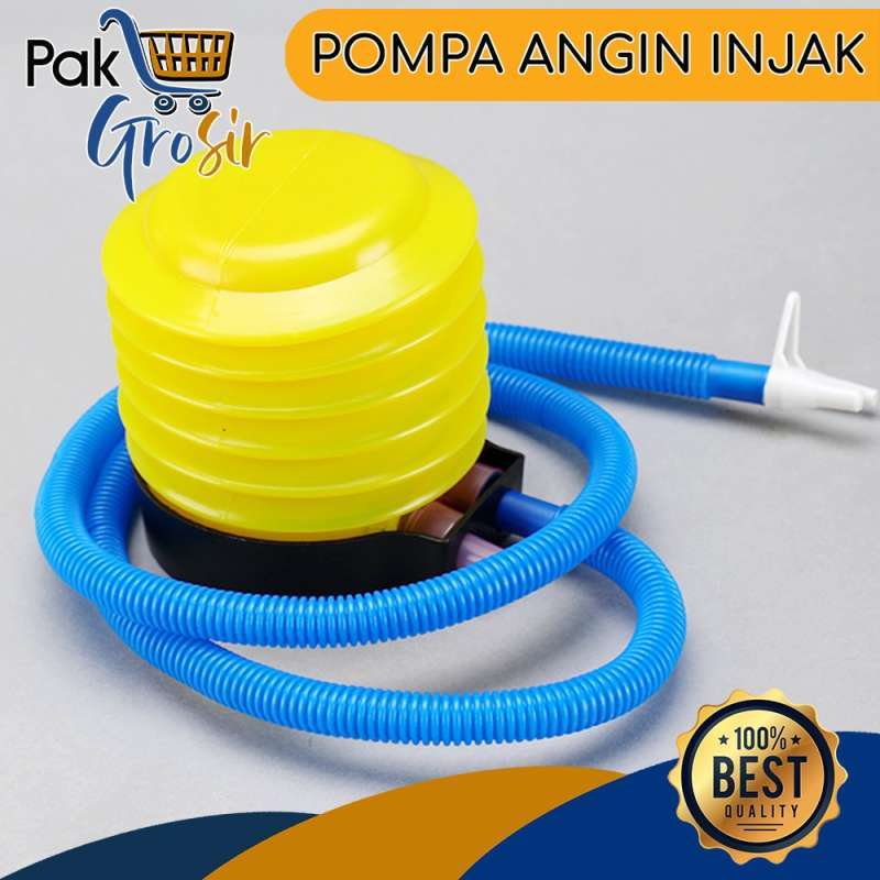 Promo Pompa Balon Manual Injak Kaki Bola Balon Angin Karet Pelampung ...