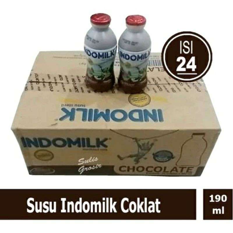 Jual Indomilk Susu Coklat Uht Botol (190 Ml/24 Pcs/dus/box) Di Seller Arumshop - Rajeg, Kab ...
