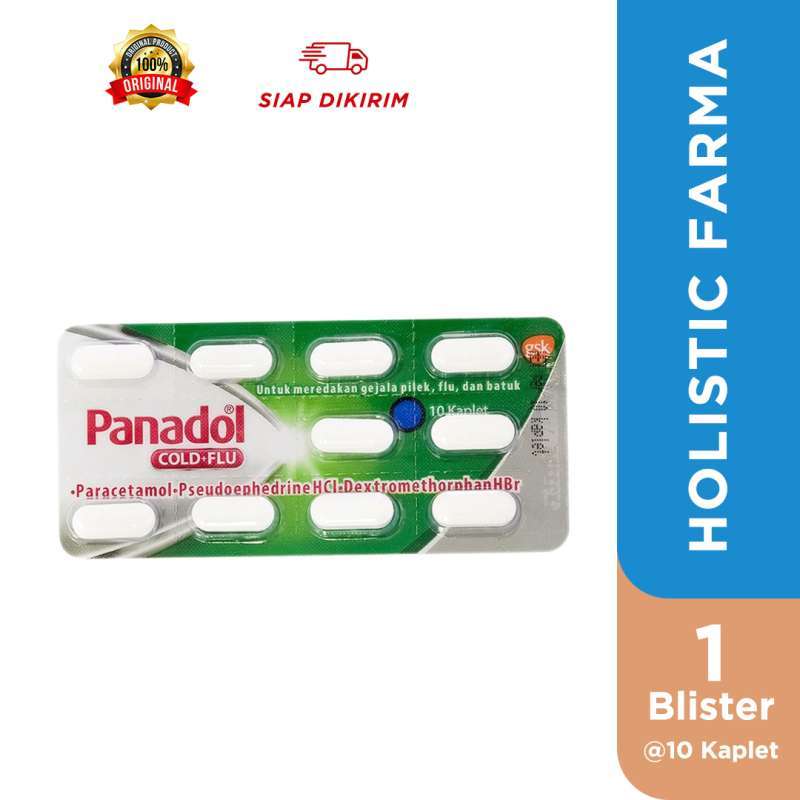 Jual Panadol Cold + Flu 1 Blister @ 10 Kaplet Obat Flu, Demam, Sakit ...