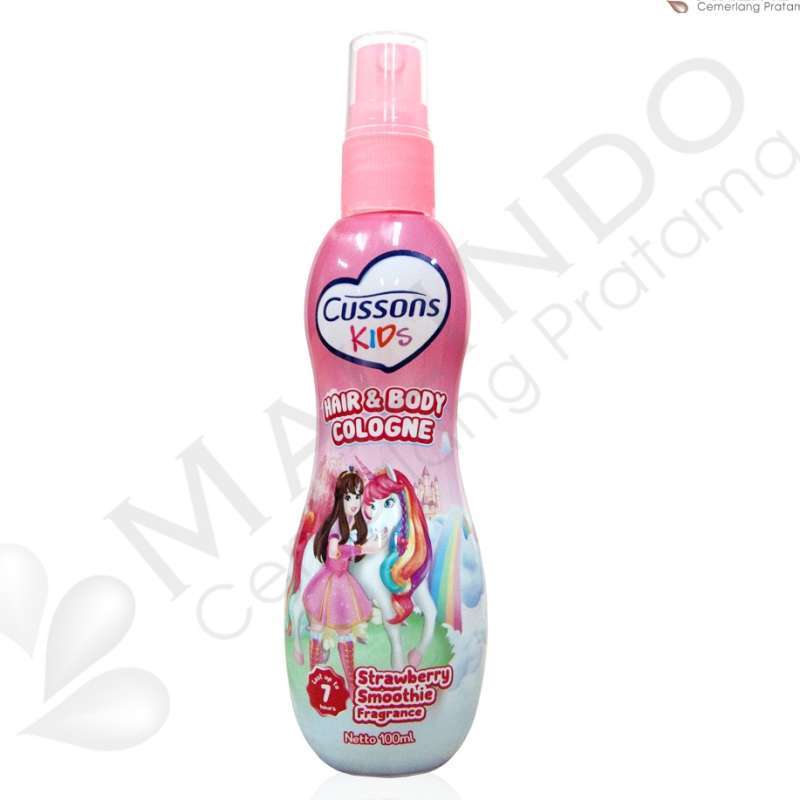 Jual CUSSONS KIDS Hair & Body Cologne Strawberry Smoothie | 100ml di ...
