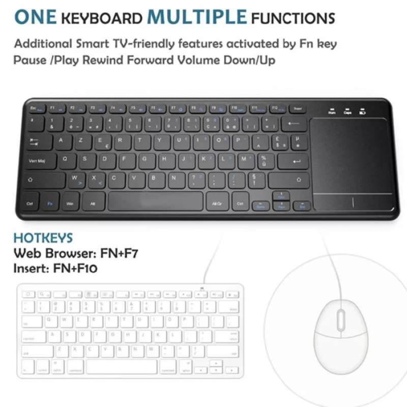 Promo Skyboard Wireless Keyboard Touchpad Windows Smart Tv Android ...