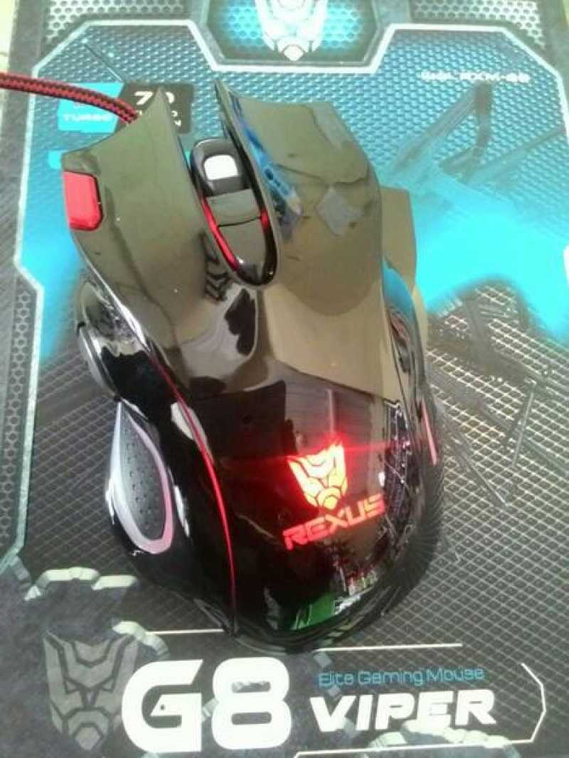 Promo Rexus G8 Viper (RXM G8)Mouse Gaming 7D LED RGB Diskon 44% di ...