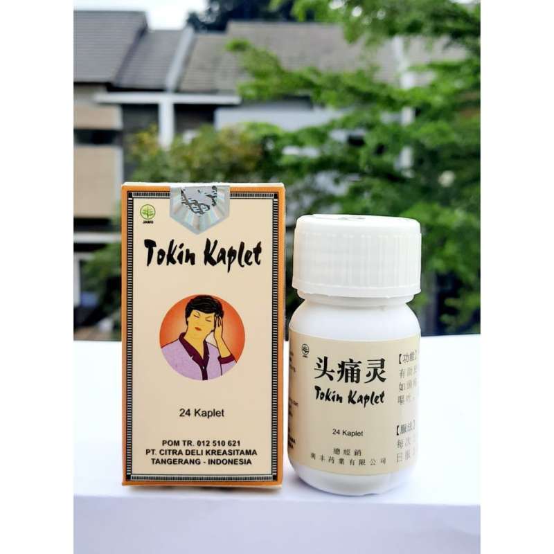 Promo ORIGINAL TOKIN KAPLET obat sakit kepala - masuk angin - migrain ...