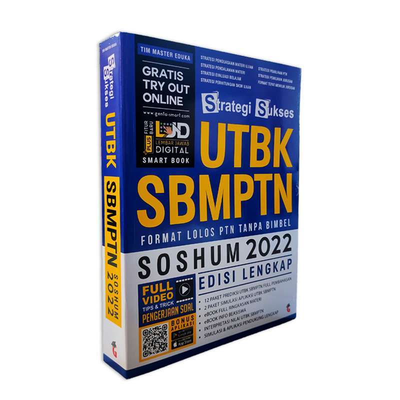 Jual BUKU SBMPTN SOSHUM - BUKU UTBK SOSHUM - STRATEGI SUKSES UTBK SBMPTN SOSHUM 2022 FORMAT ...