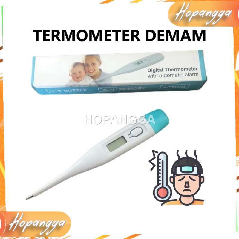 Jual Termometer Badan Digital Alat Ukur Suhu Thermometer Tubuh Bayi Dan ...