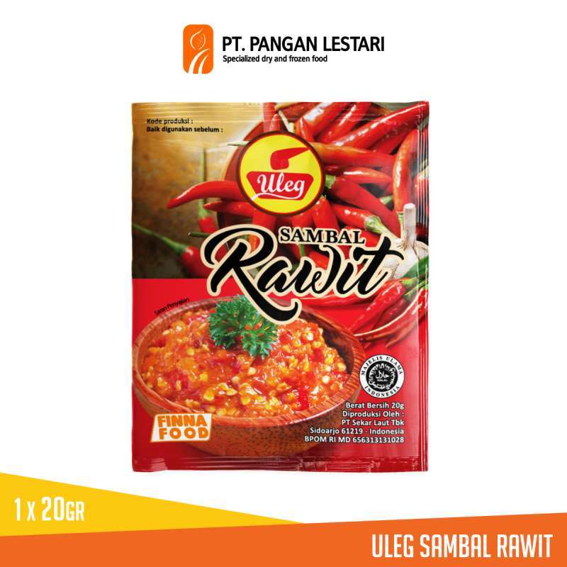 Promo Sambal Uleg Rawit Sachet [18 gr x 10 sachet] Diskon 12% di Seller ...