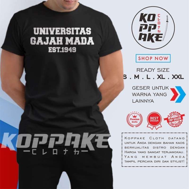 Jual Kaos Kampus UGM Universitas Gadjah Mada 1949 Baju Distro - S NAVY ...