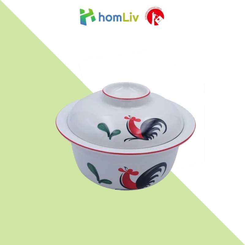 Promo KPH-01-750CC Mangkok sapo tinggi motif ayam - Sapo bowl Diskon 11 ...
