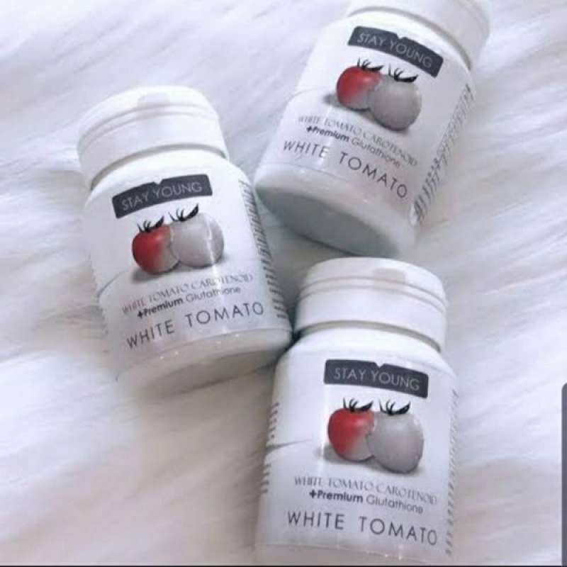 Jual White Tomato Asli Suplemen Pemutih Kulit Dan Badan Original ...