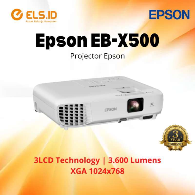 Promo Projector Epson Eb X500 Xga [3600 Ansi | Hdmi | Vga | 1024x768 ...