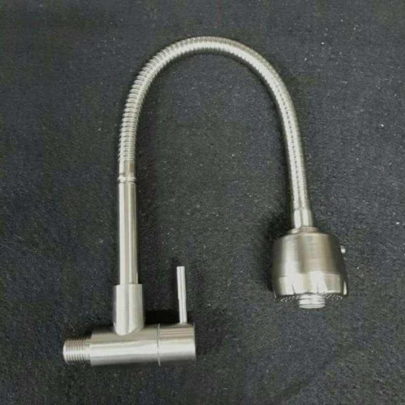 Promo Kran Cuci Piring Bahan Stainless Dari Tembok -kran Sink Anti ...