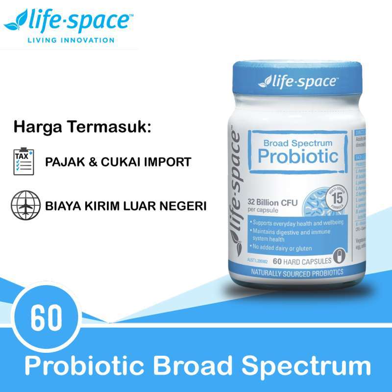 Promo Life Space Broad Spectrum Probiotic [60 Capsules] Diskon 34% di ...