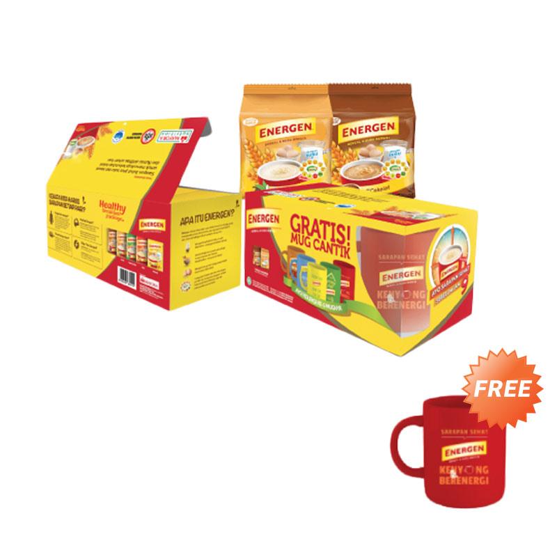 Jual Energen Healthy Breakfast Package [coklat Dan Vanilla] + Free Mug ...