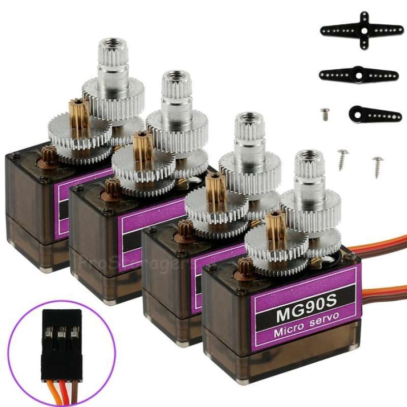 Jual Motor Servo Mg90 Full Metal Gear Mini Micro Mg 90 S Mg90s Tower ...