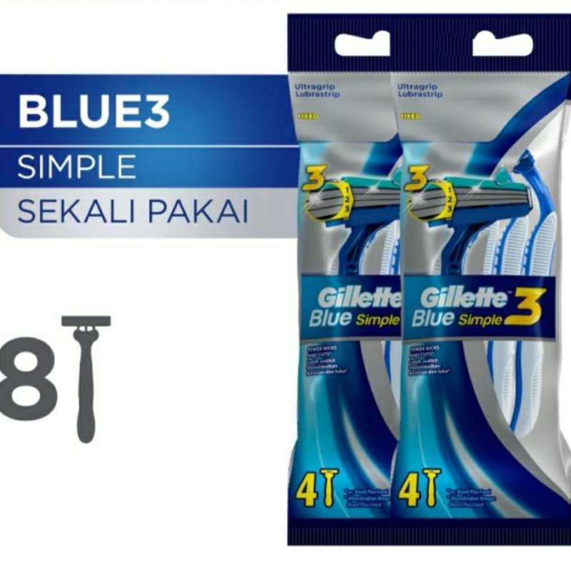 Gillette Blue Twin Lengkap Harga Terbaru Juni 2024 | Blibli