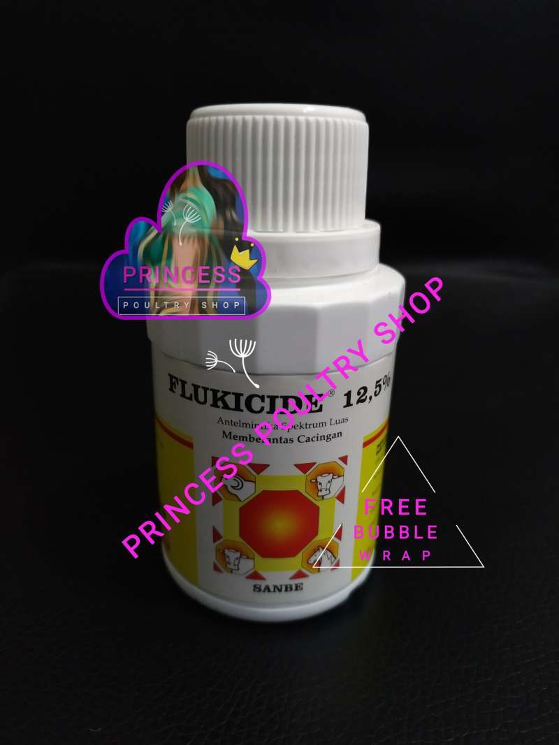 Jual FLUKICIDE 12,5% 100 ml - Antelmintik/Obat Cacing Spektrum Luas di ...