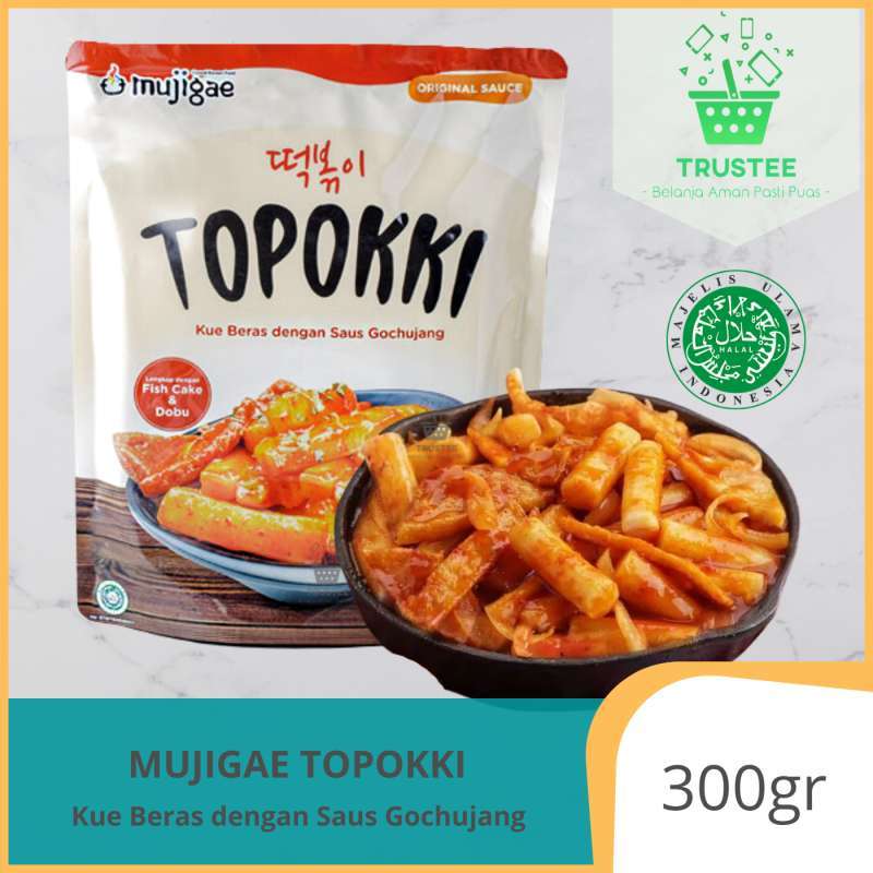 Jual Mujigae Topokki Halal 300 gr / Tteokbokki Instan / Tokpoki ...