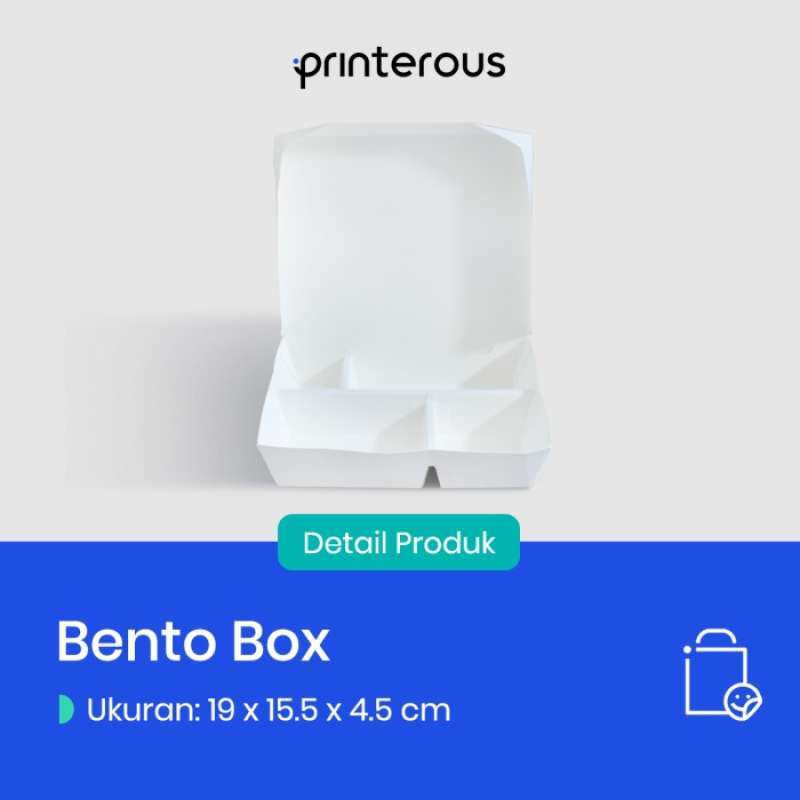 Promo Paper Bento Box / Kotak Makan Kertas Bento - Multicolour Diskon 9 ...