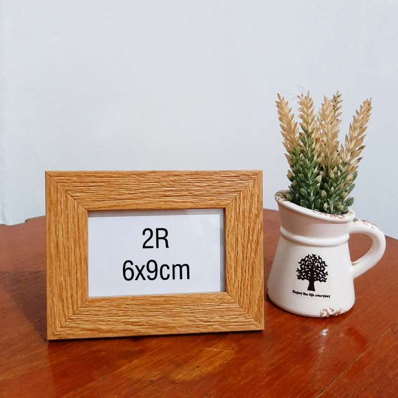 Jual Frame Foto 2r Coklat Natural - Bingkai Foto 6x9cm F125 Di Seller ...