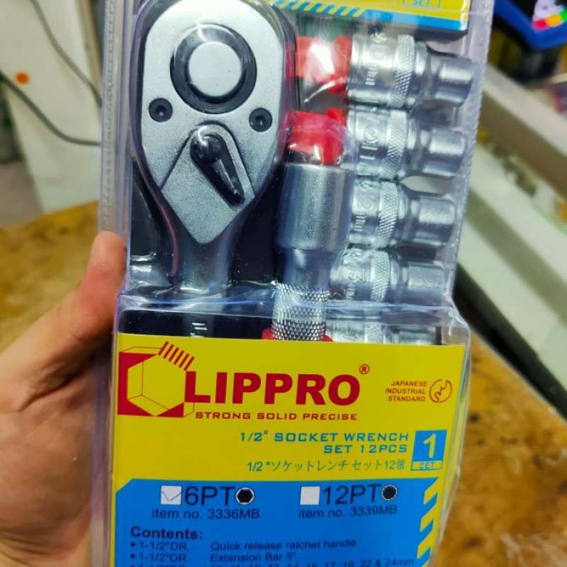 Promo Kunci sock LIPPRO 12 Socket wrench set Kunci sok rachet Ratchet ... Promo Kunci sock LIPPRO 12 Socket wrench set Kunci sok rachet Ratchet ...