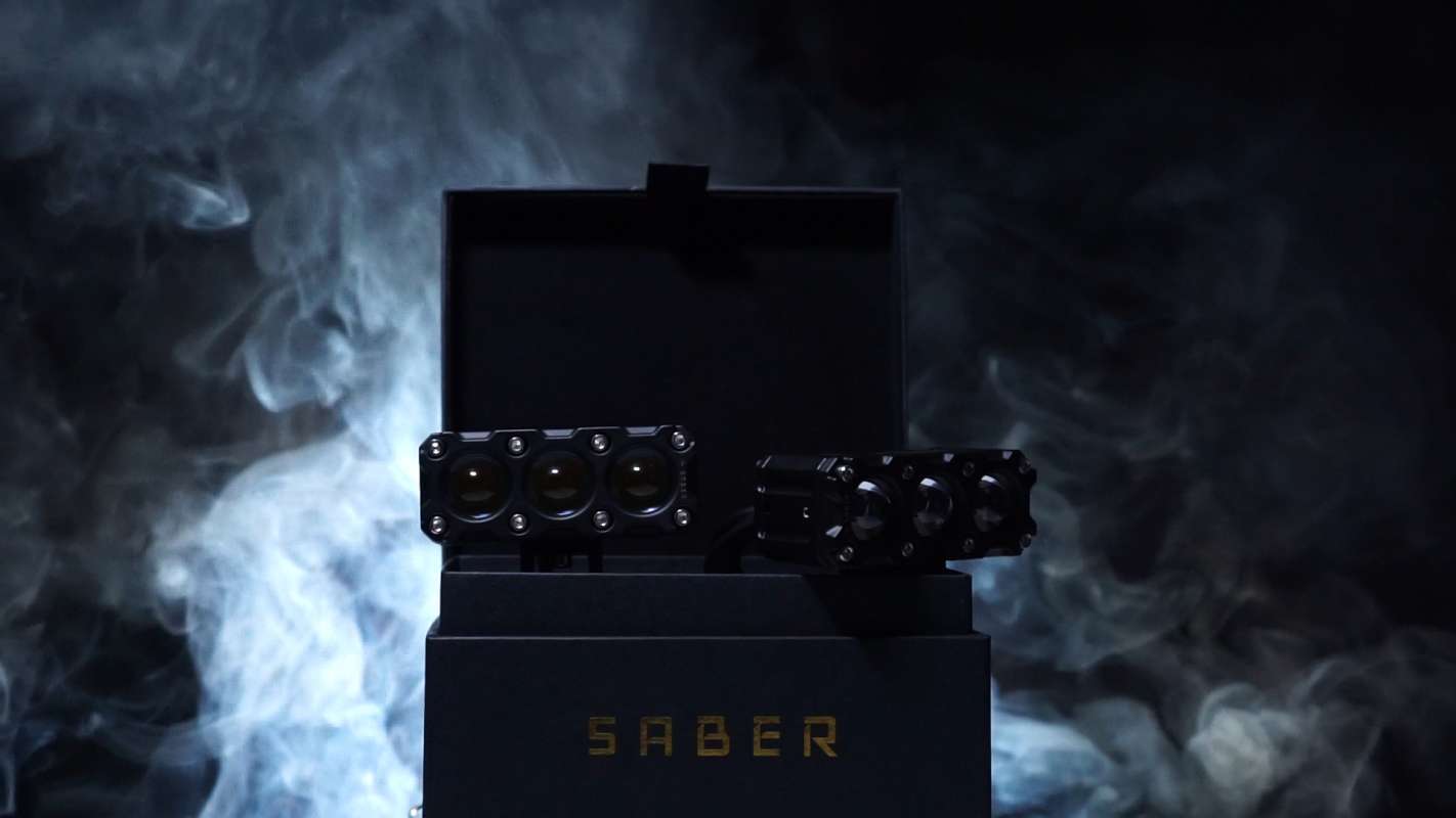 Jual LED PROJECTOR MOBIL LAMPU MINIPROJIE SABER SR3 MINI PROJIE MINI ...