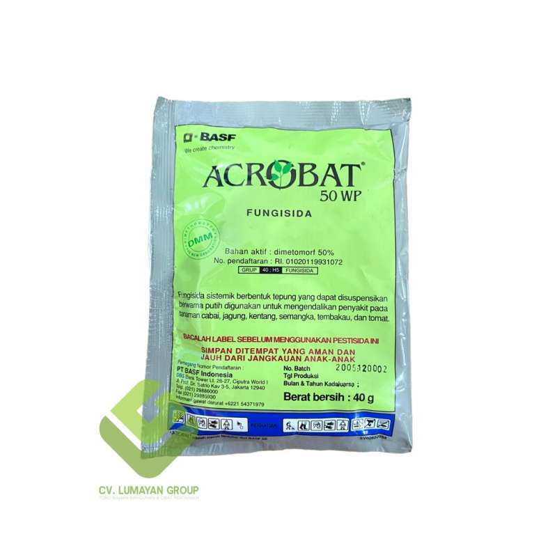 Jual Fungisida Acrobat 40gr - Dimetomorf 50wp - Pencegah dan Pembasmi ...