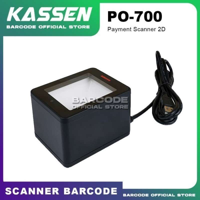 Jual SALE SCANNER BARCODE KASSEN PO-700 / PO700 USB 1& 2 DIMENSI QR ...
