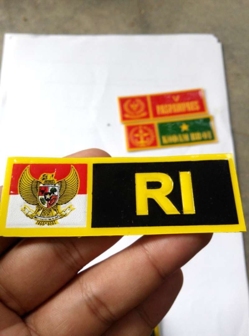 Jual Stiker berbagai Instansi (DPR/POLISI/TNI/Perbakin/RI - RI TIMBUL ...