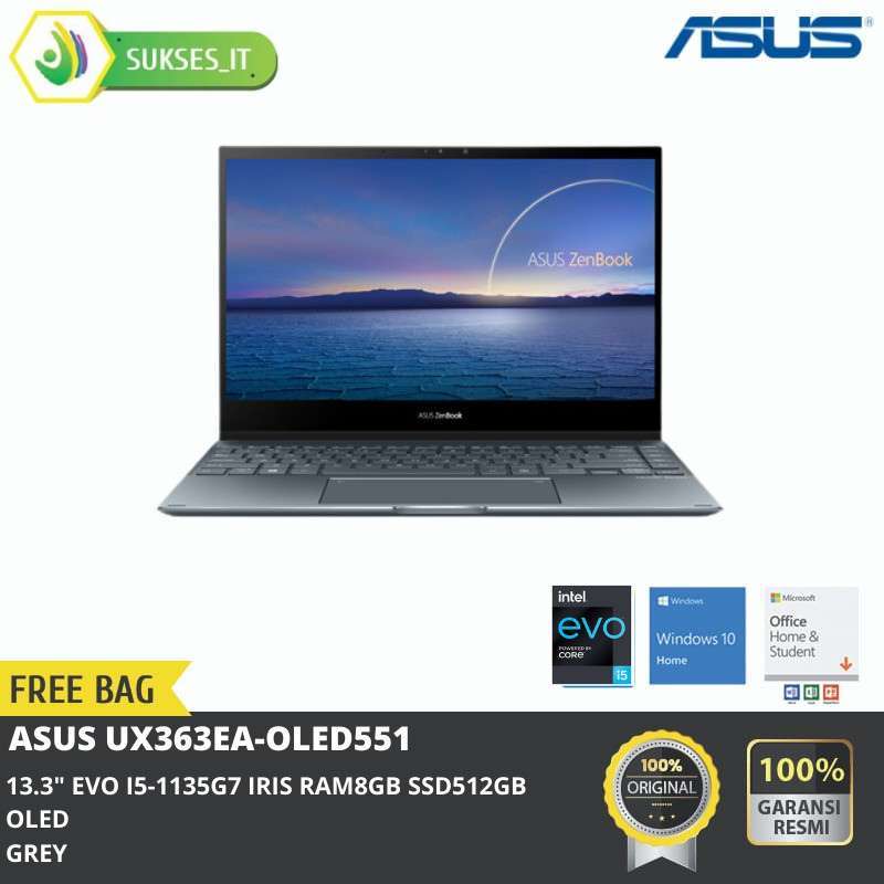 Jual ASUS UX363EA-OLED551 (13.3,EVO/I5-1135G7/IRIS/8G/512G/OLED/OPI) di ...