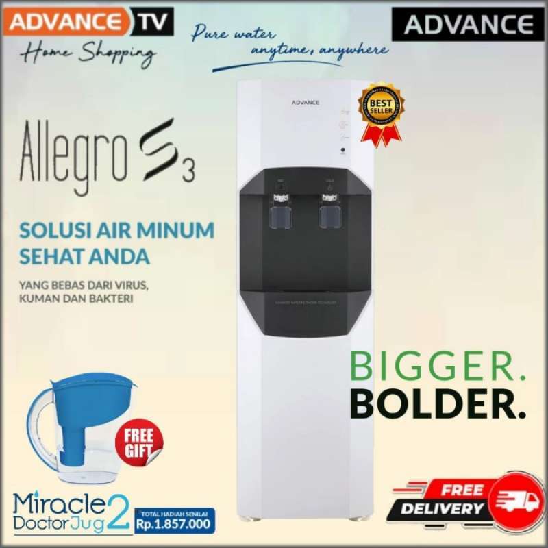 Jual SPECIAL DISPENSER/RO ADVANCE ALLEGRO S3 WHITE di Seller SOLUSI ...