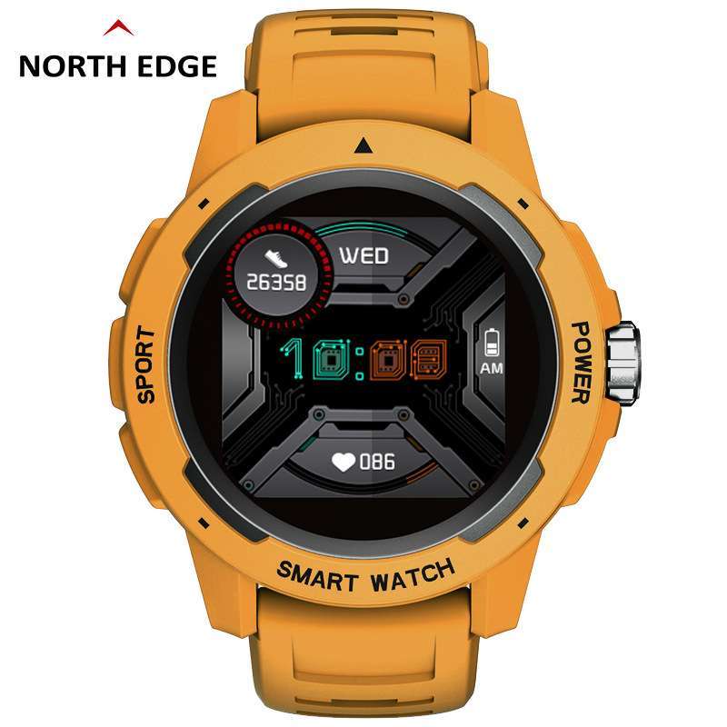 Jual North Edge Mars 2 Smartwatch Heart Rate Blood Oxygen Touch Screen ...