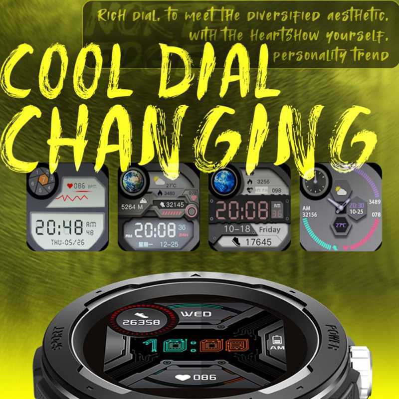 Jual North Edge Mars 2 Smartwatch Heart Rate Blood Oxygen Touch Screen ...