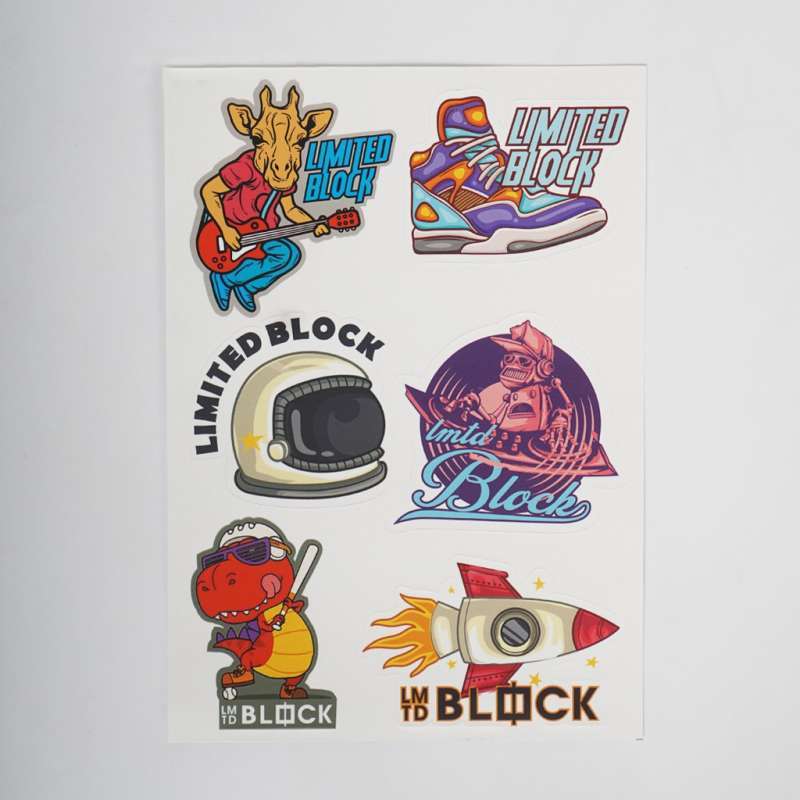 Promo Sticker Vynil Limited Block Diskon 44% Di Seller Ra Street ...