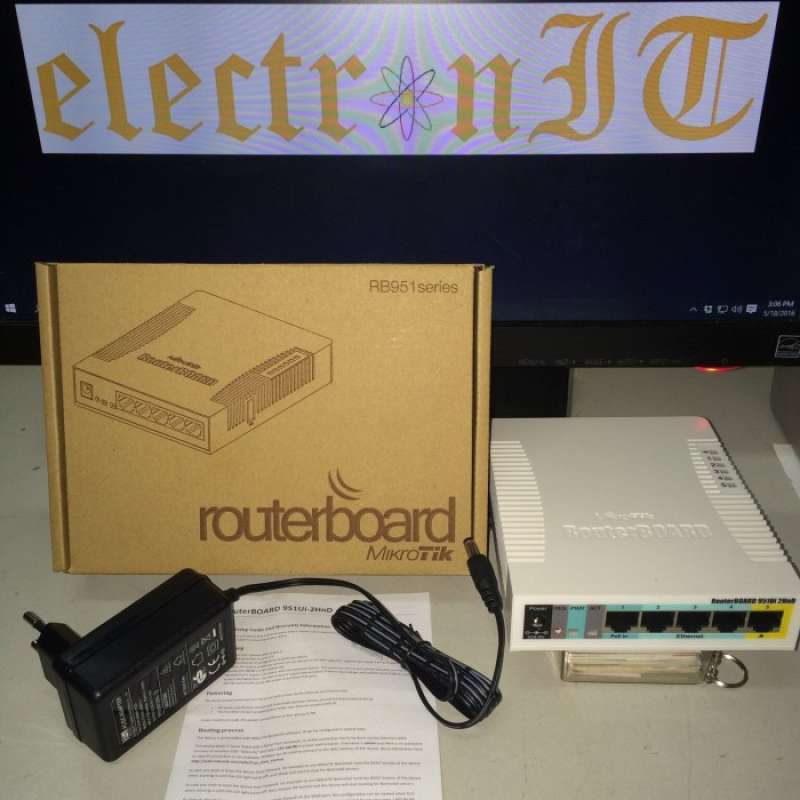 Jual MIKROTIK Router Wireless RB951Ui-2HnD - Hitam di Seller Blisini ...