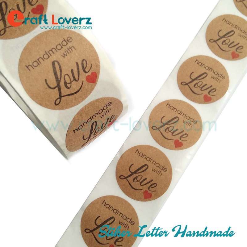Jual STIKER LETTER HANDMADE Label Sticker Stiker Packing Kemasan ...
