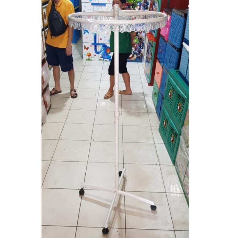 Jual JEMURAN BAJU BULAT STAINLESS BISA DI PUTAR di Seller Anything ...