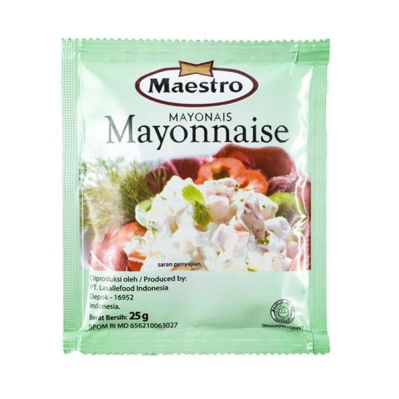 Jual MAESTRO Mayonnaise Sauce 100g - Saus Mayonais Kemasan Sachet di ...