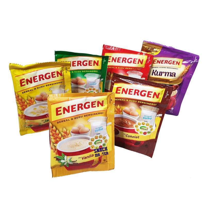 Promo ENERGEN Susu Sereal isi 10 Sachet - Instant Milk Cereal All Variant Lengkap Semua Rasa ...