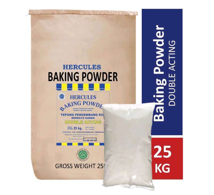 Jual Hercules Baking Powder Double Acting 1kg - Bahan Pengembang Kue Di ...