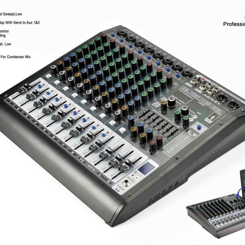 Jual mixer Ashley 8 edition 8 channel original 8edition di Seller Alat ...