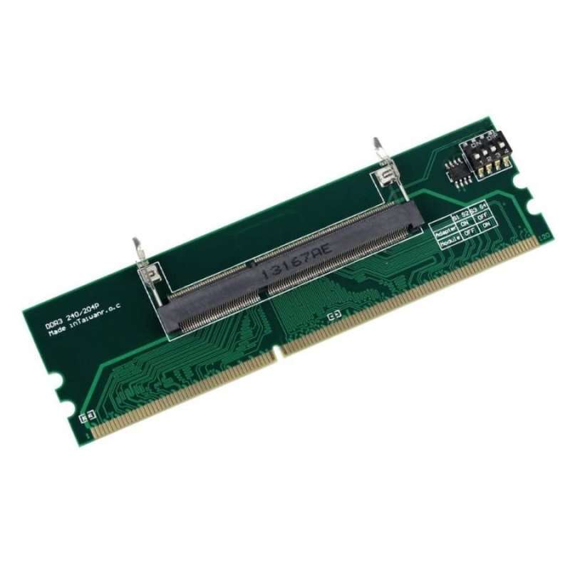 Jual SODIMM DDR3 Laptop To DIM DDR3 Desktop RAM Adapter Converter - STD ...